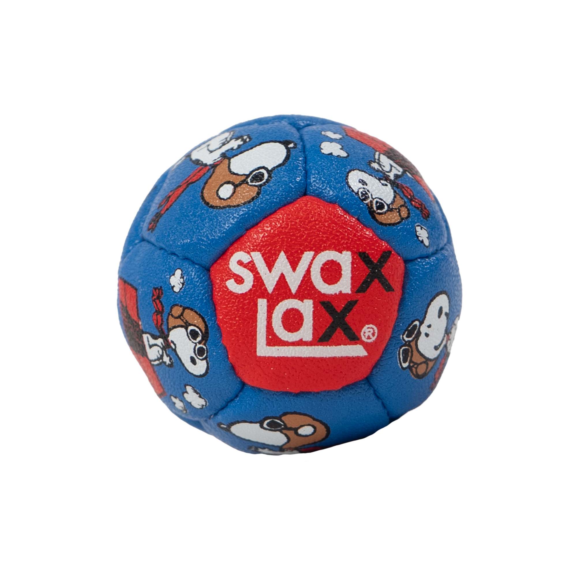 Swax Lax Lacrosse Training Ball Peanuts Red Baron