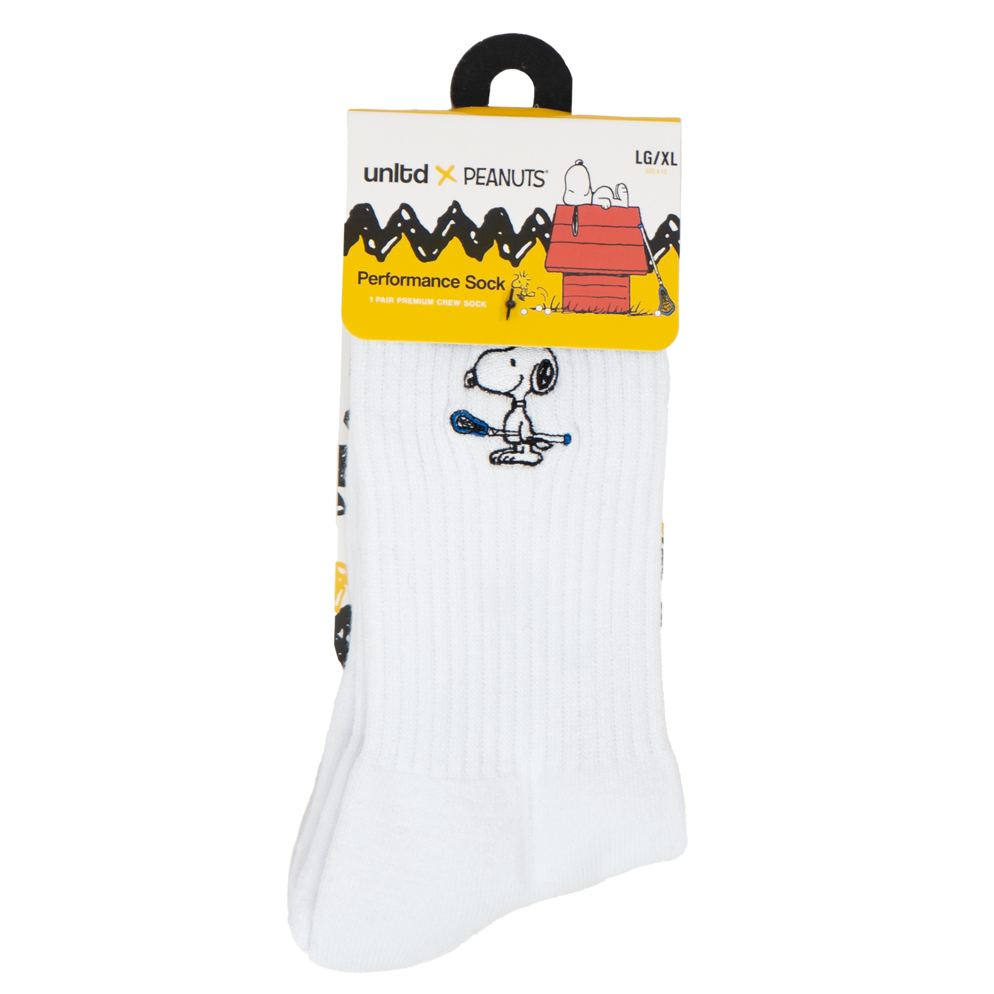 Peanuts Snoopy Lacrosse Crew Socks